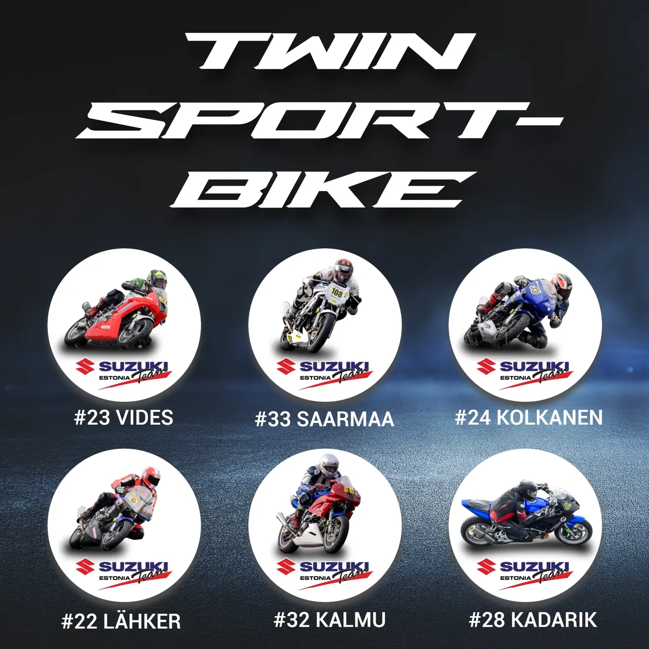 Märgid! Twin Sportbike Collection! – Suzuki Team Estonia